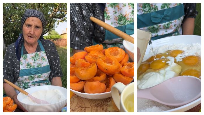 Rețeta bunicii Gherghina de prăjitură cu caise: „Nu că mă laud, dar să ...