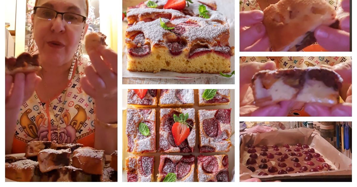 Prăjitură cu fructe de vară, rețeta doamnei Coco de pe Tik-Tok. „O ...