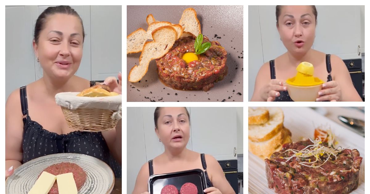 Biftec tartar, o rețetă delicioasă de fine dining, pregătită de ...