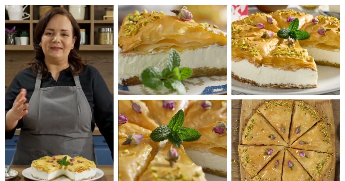 Rețeta de tort baclava cu frișcă, pregătită de Jamila: „Tortul baclava ...