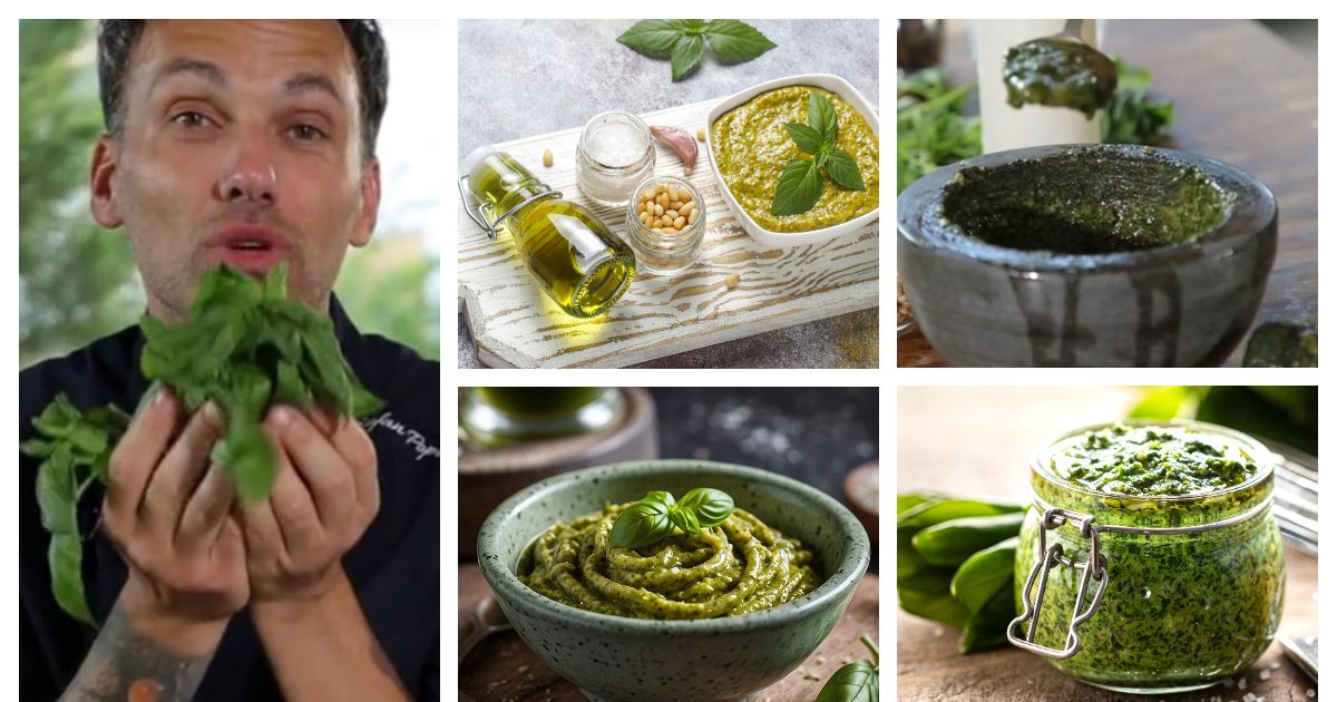 Cum prepară chef Ștefan Popescu sosul pesto? Rețeta de sos pesto ...