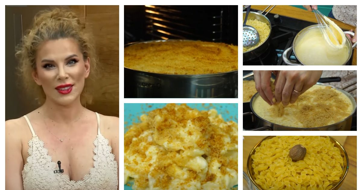 VIDEO Mac & cheese, o rețetă americană, pregătită de Alina Laufer! „Mai ...