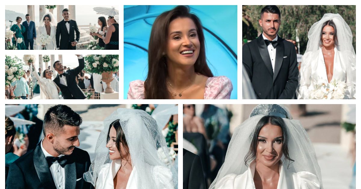 FOTO Ana-Maria Barnoschi, imagini spectaculoase de la nuntă: „Am avut 4 ...