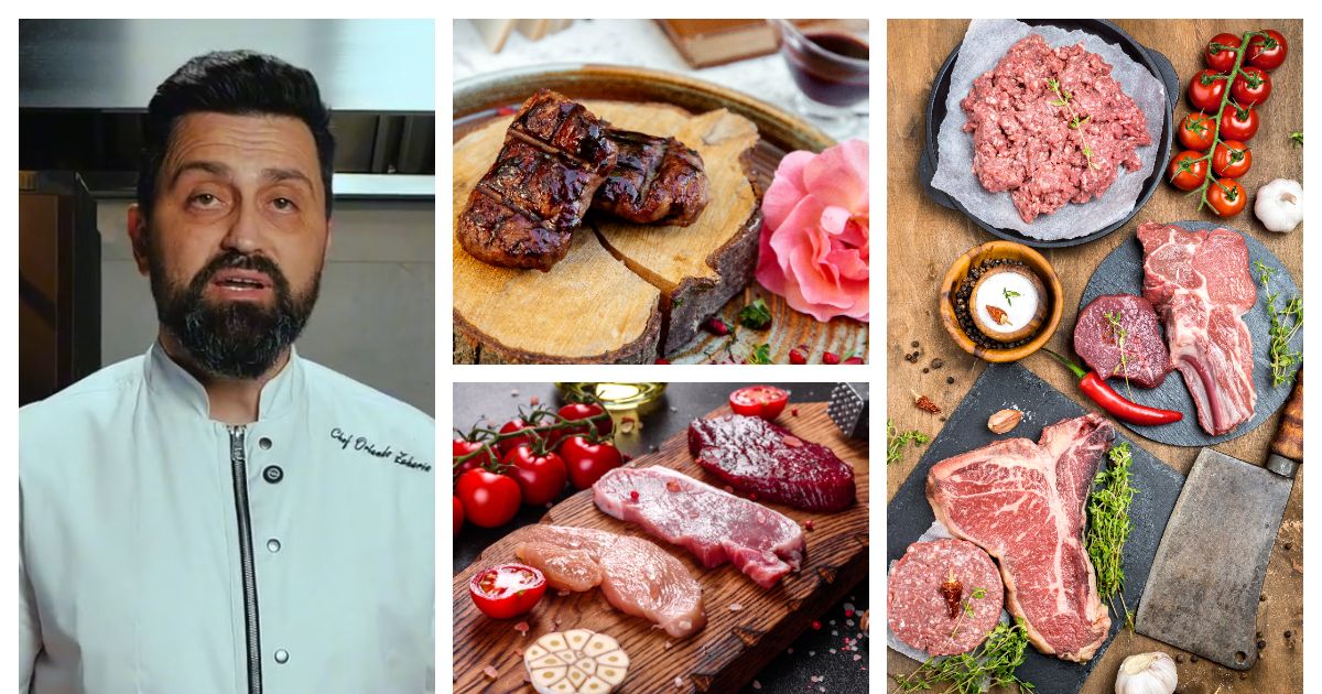 Chef Orlando Zaharia, sfaturi despre cum se prepară carnea medium, well ...