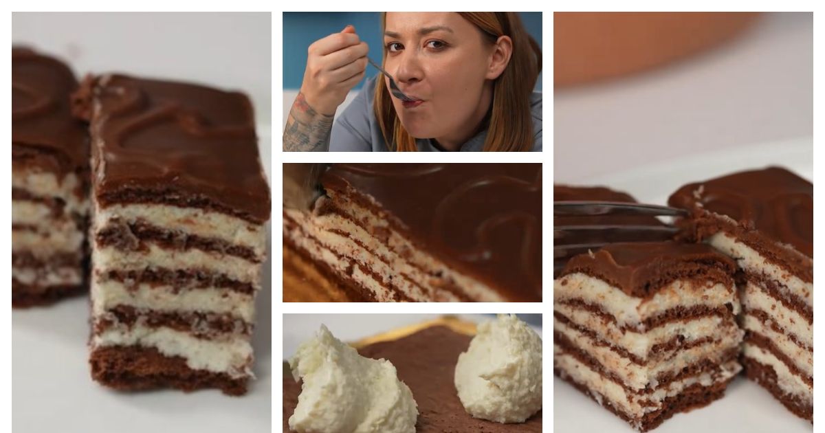 Prăjitura cioco-coco, preparată de Roxana Blenche! Află cum se prepară ...