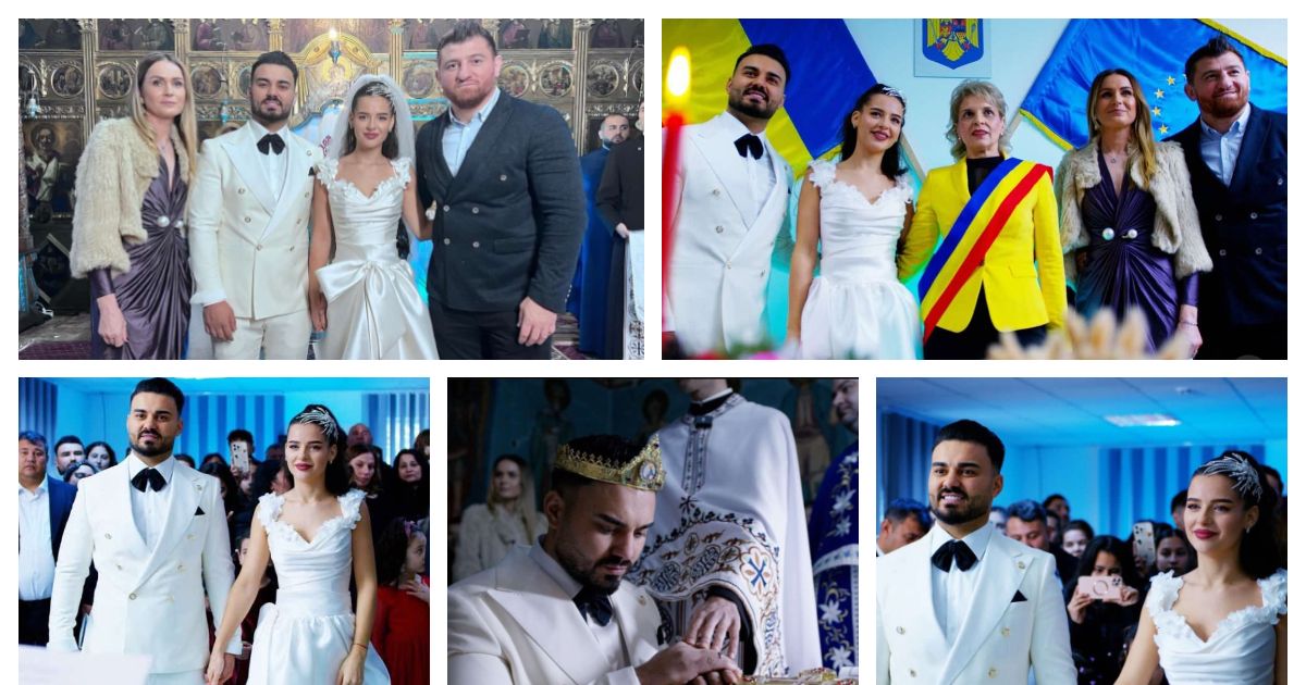 FOTO Nunta lui Jador și a Oanei Ciocan în imagini. “Această zi va ...