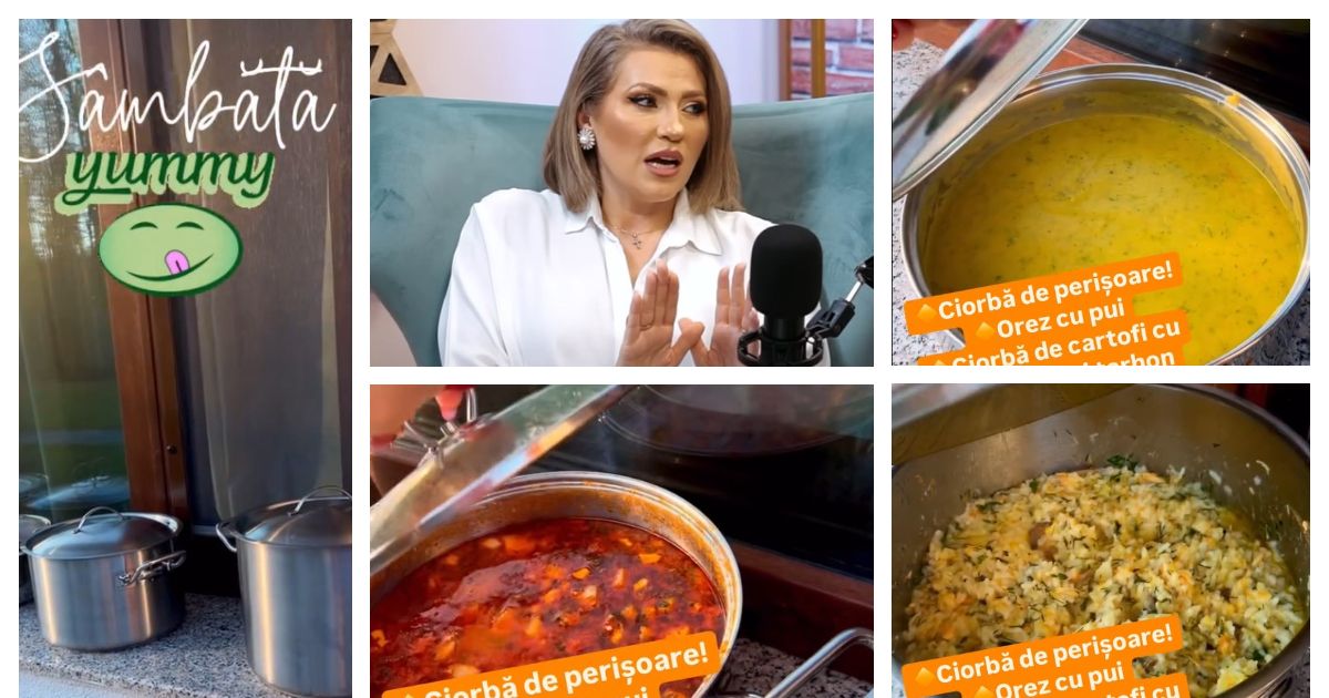 Ce preparate a gătit Mirela Vaida, abia întoarsă din vacanța cu familia ...