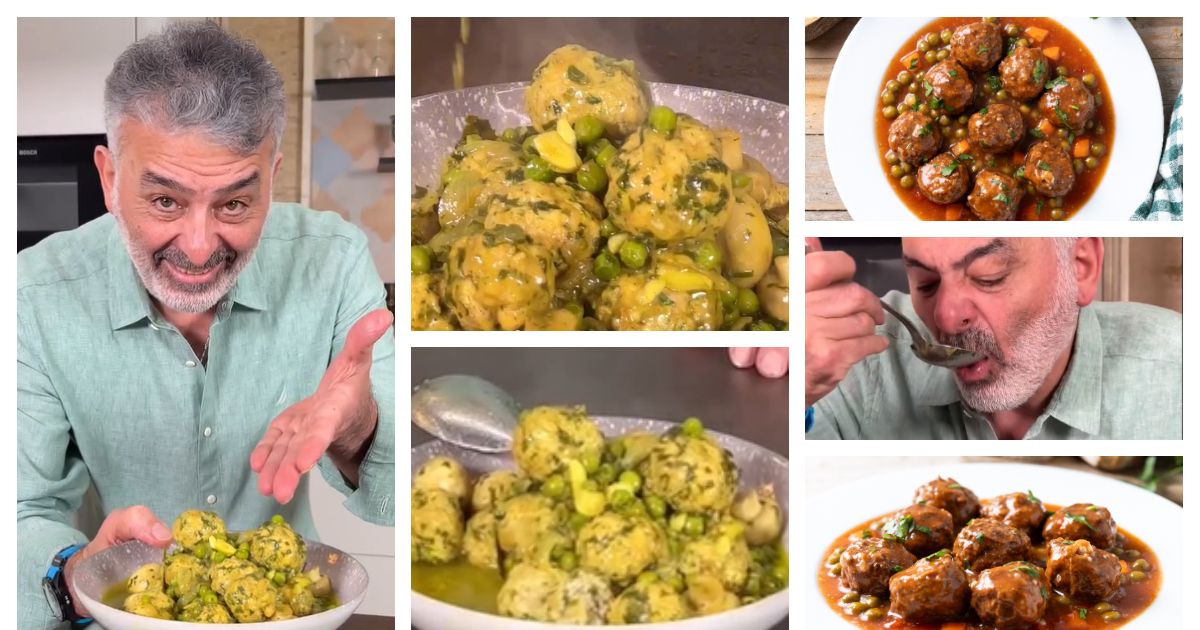 Chifteluțe de pui cu mazăre și ciuperci, rețeta lui chef Joseph Hadad ...