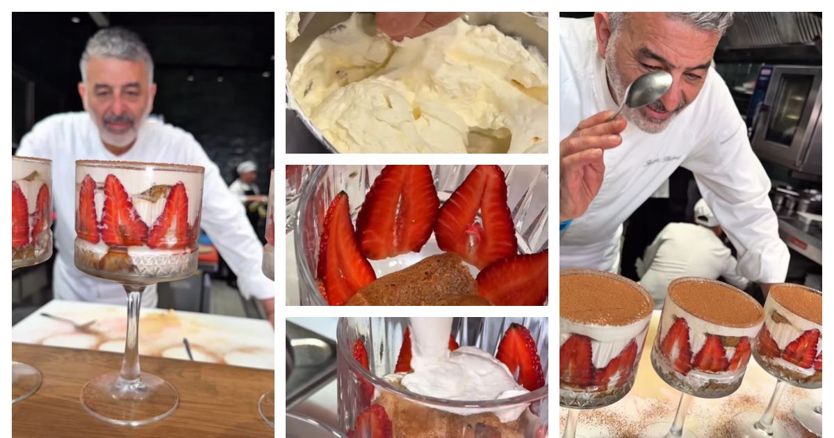 Tiramisu cu căpșuni, potrivit pentru femeile însărcinate, desertul ...