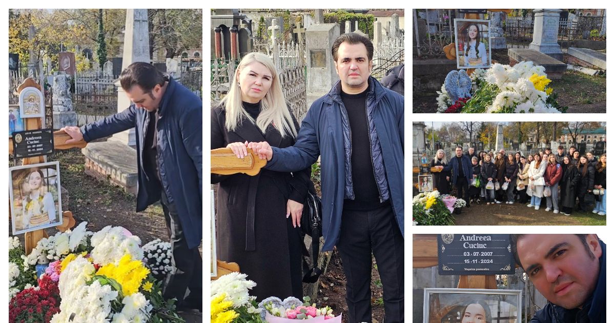 A avut loc parastasul de un an al Andreei Cuciuc! Ce persoane au fost ...