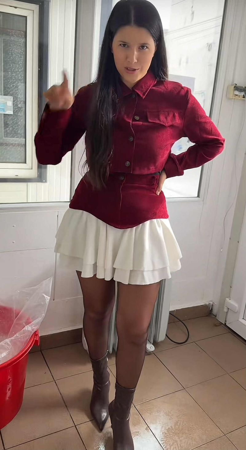 Ținuta cu care Geta Sterp a șocat-o pe mama Geta, când a fost în vizită ...