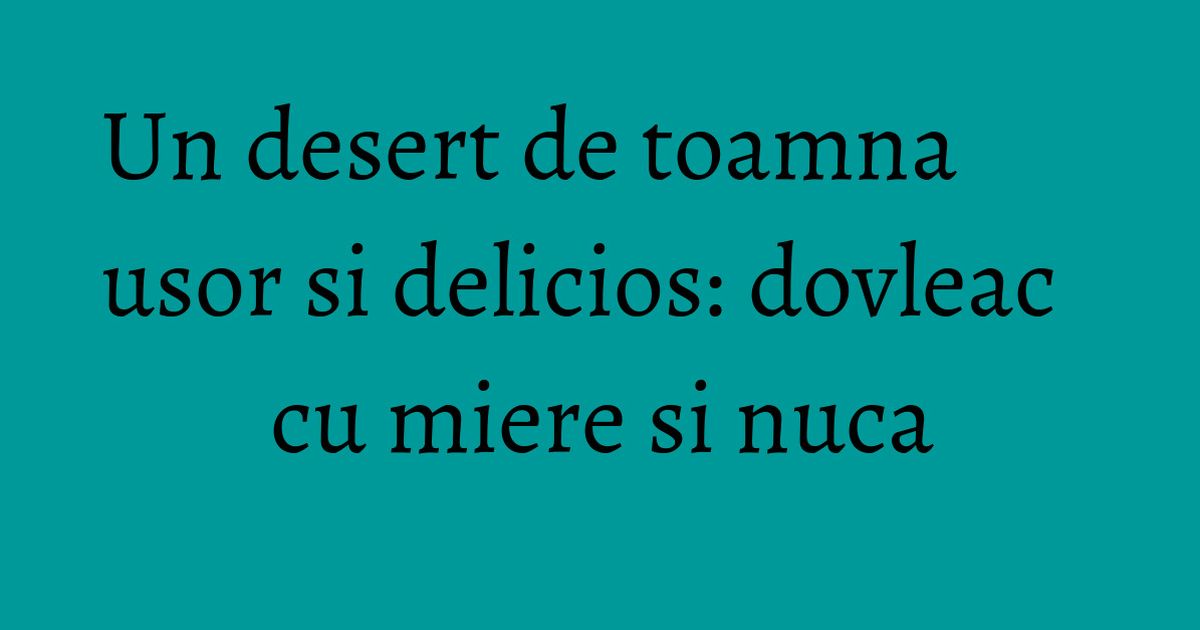 Un desert de toamna usor si delicios: dovleac cu miere si nuca - KFetele