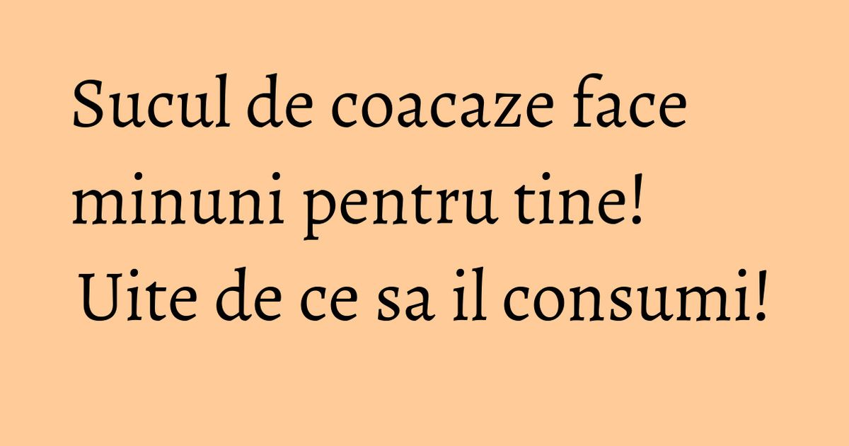 Sucul de coacaze face minuni pentru tine! Uite de ce sa il consumi ...