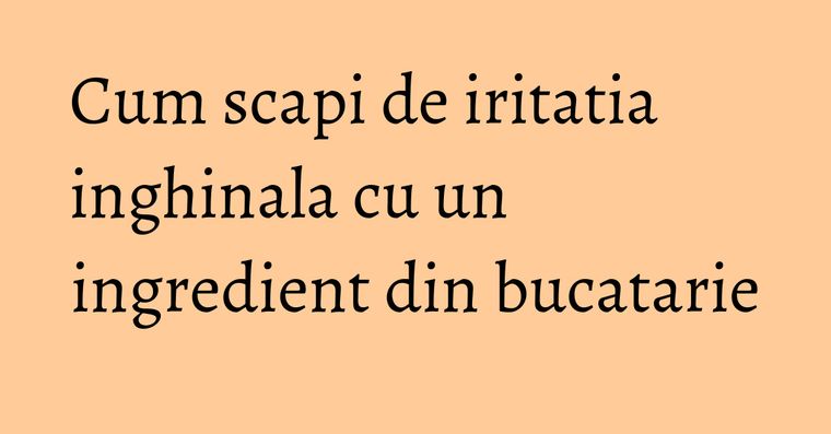 Cum scapi de iritatia inghinala cu un ingredient din bucatarie - KFetele