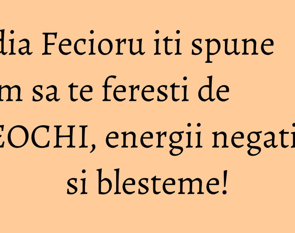 Cinci descantece pentru deochi de la bunica Vetuta de la Dumitresti ...