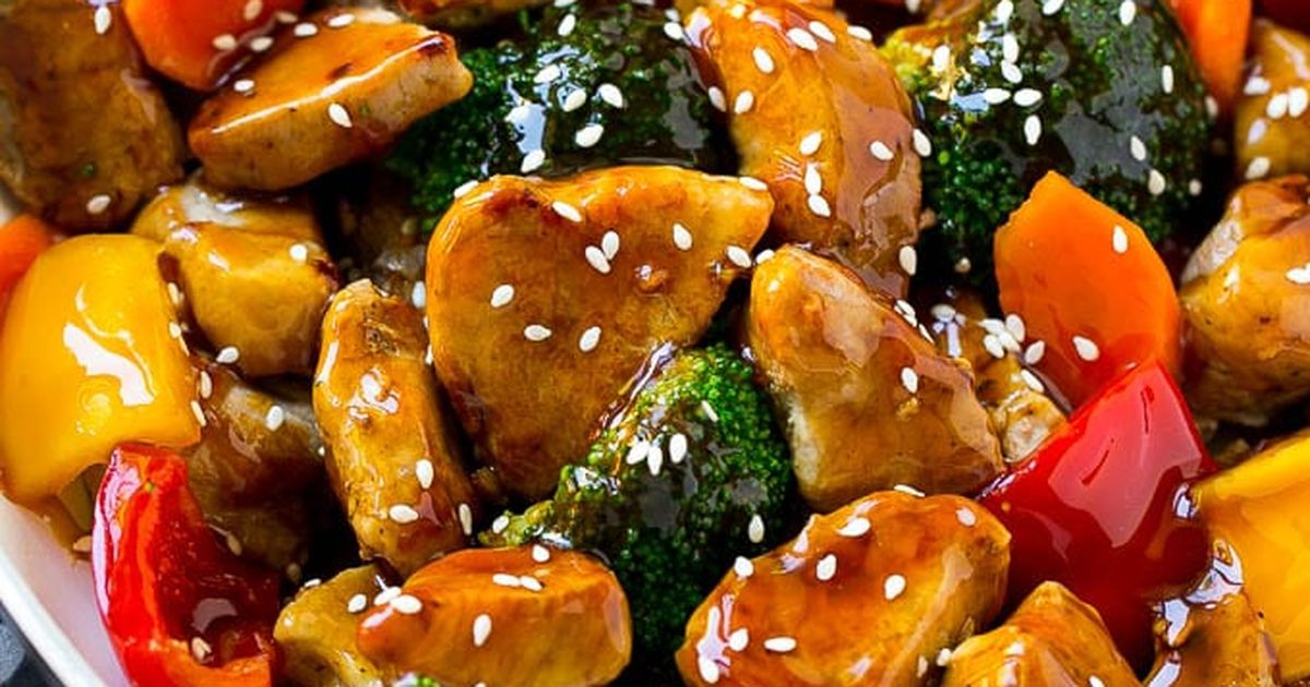 Pui teriyaki cu legume, reţeta scăzută în calorii - KFetele