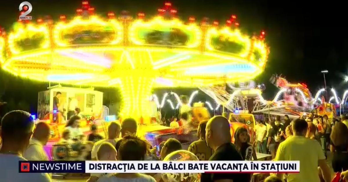 Distracția de la bâlci bate vacanța în stațiuni! Oamenii au venit cu ...