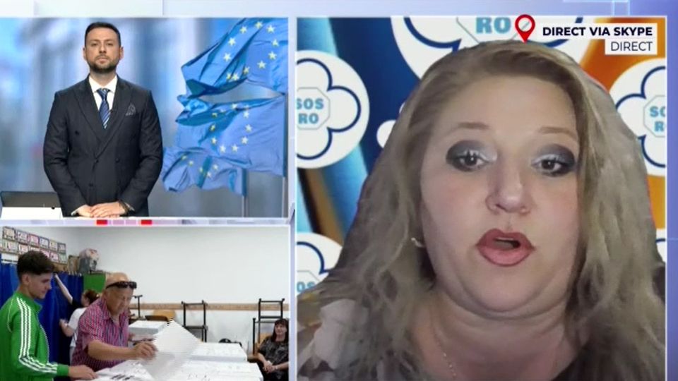 VIDEO Diana Șoșoacă, aleasă europarlamentar, interviu în direct pentru ...