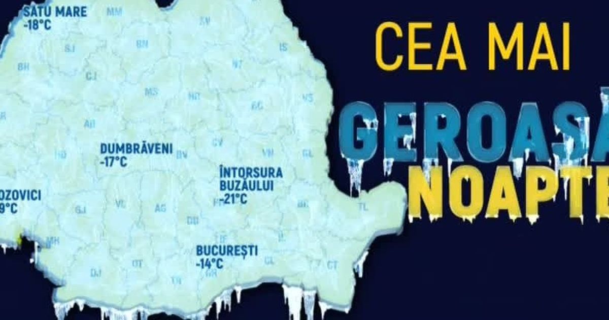 VIDEO România, sub asediul gerului extrem. Temperaturi record, tragedii ...