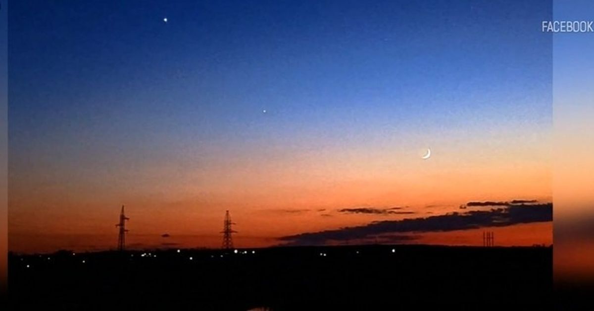 VIDEO Spectacol astronomic: conjuncția planetei Venus, Jupiter și ...