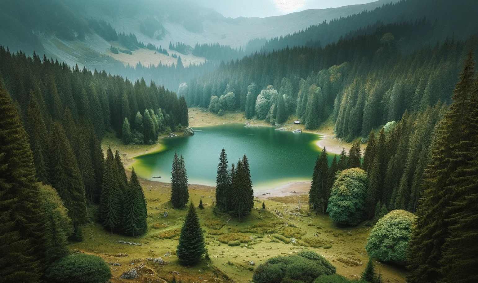 Povestea „Lacului fără fund” din România. Se spune că un monstru îi ...