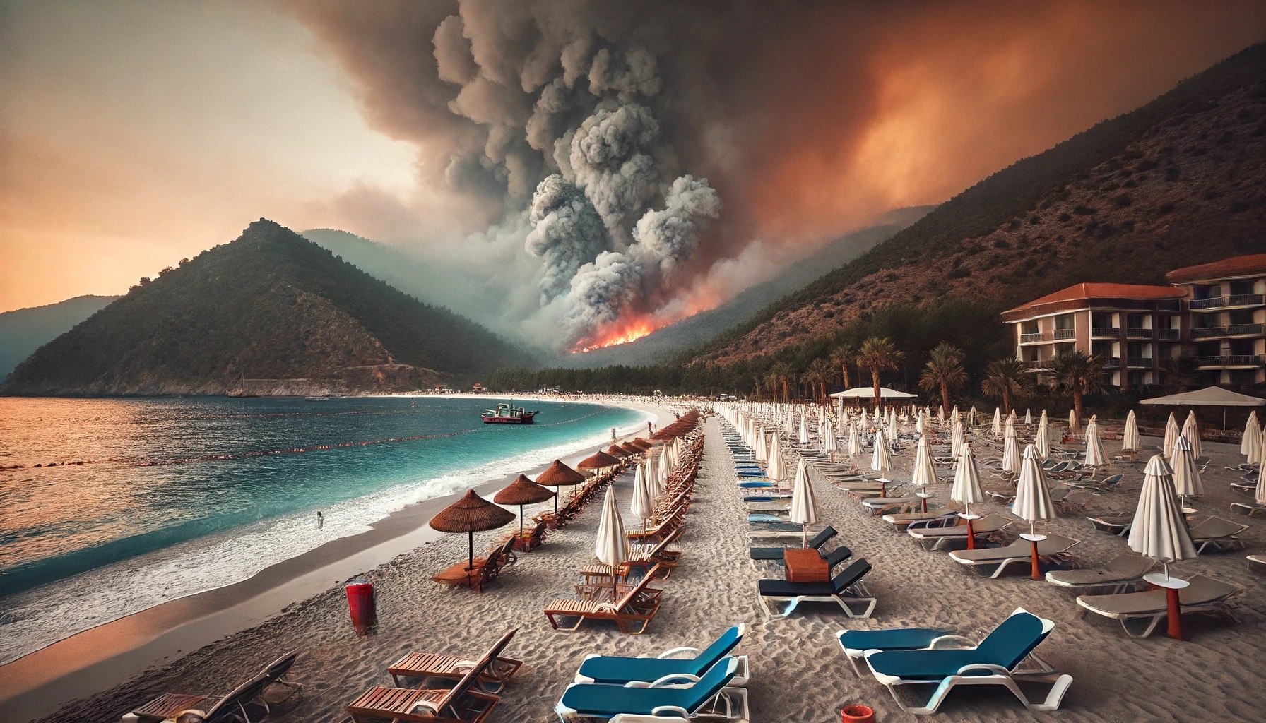 Harta cu zonele afectate de incendii în Grecia. Unde puteți merge în ...