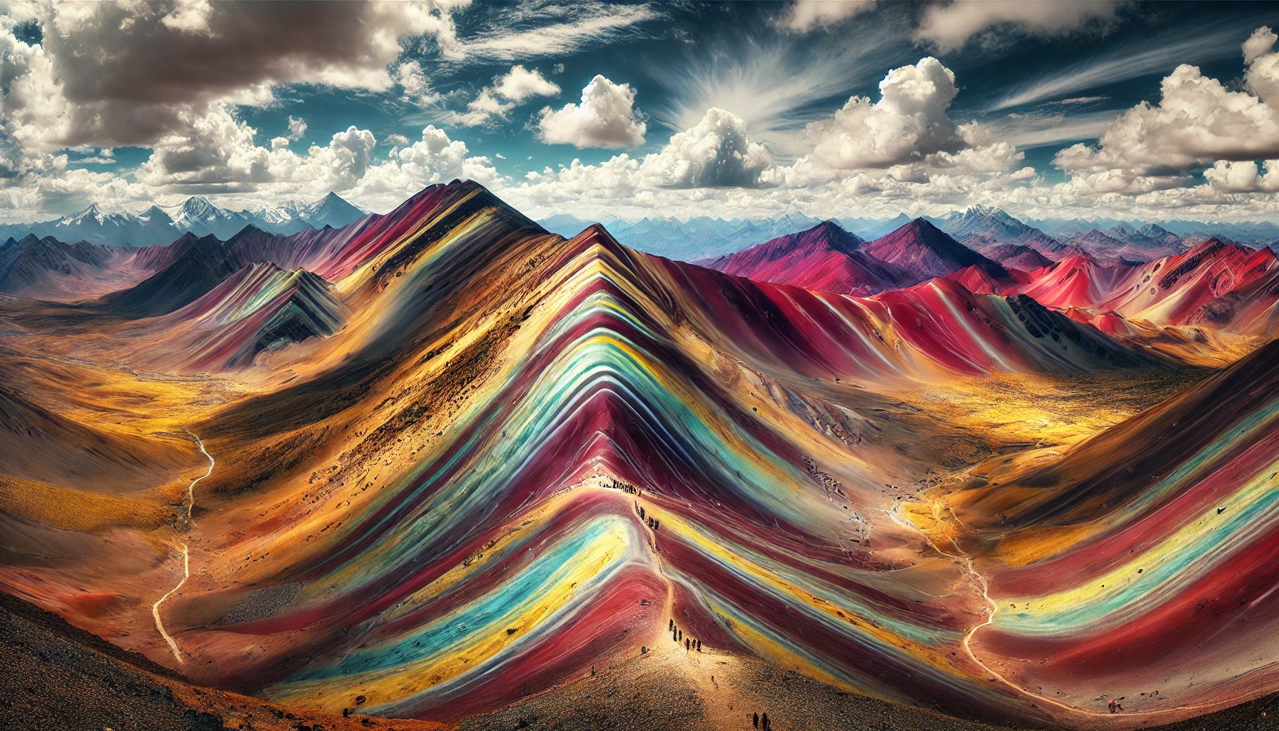 „Muntele curcubeu” atrage din ce în ce mai mulți turiști. Tot ce ...