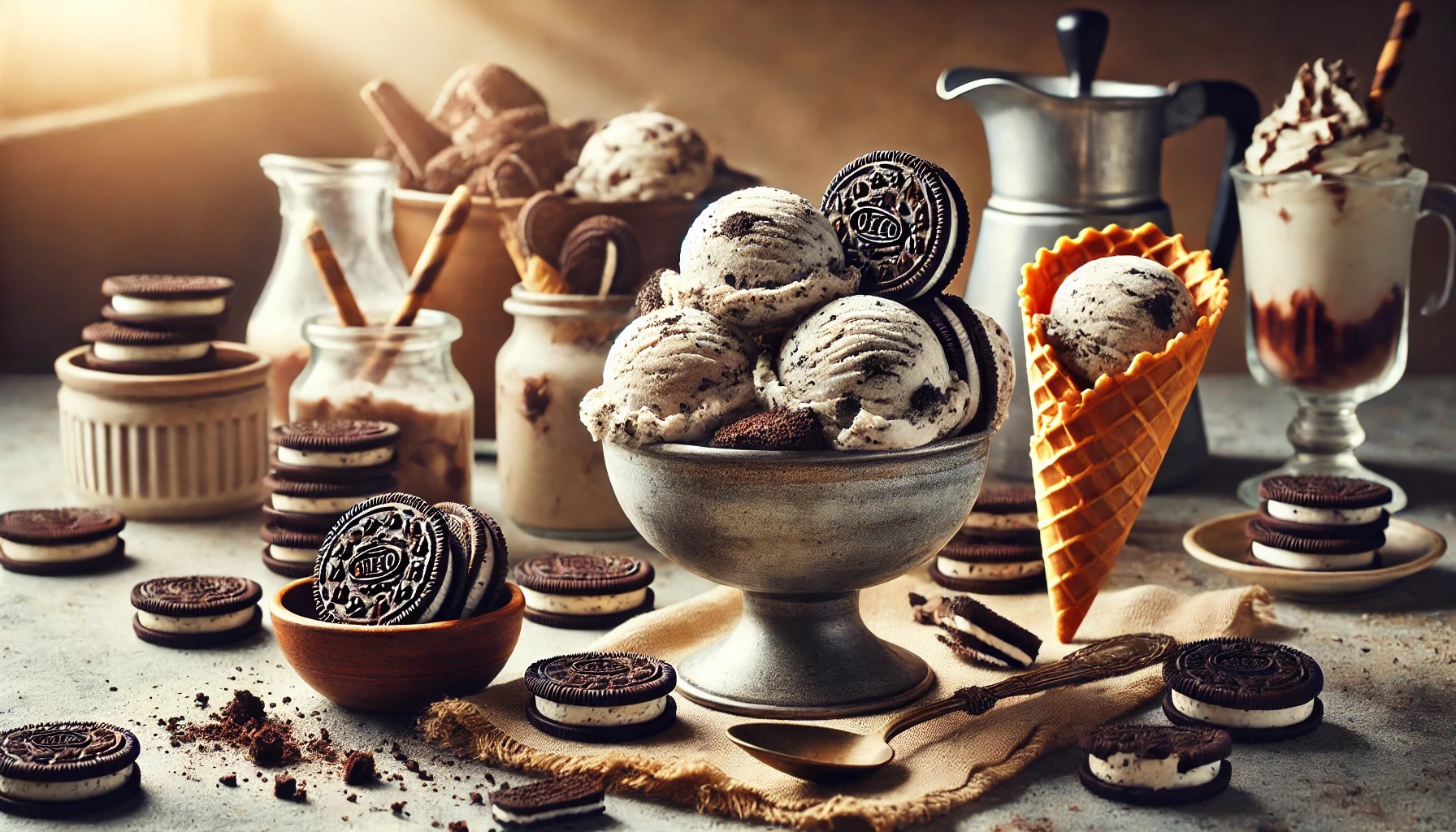 Înghețata Oreo pe care o poți face chiar la tine acasă. Durează mai ...