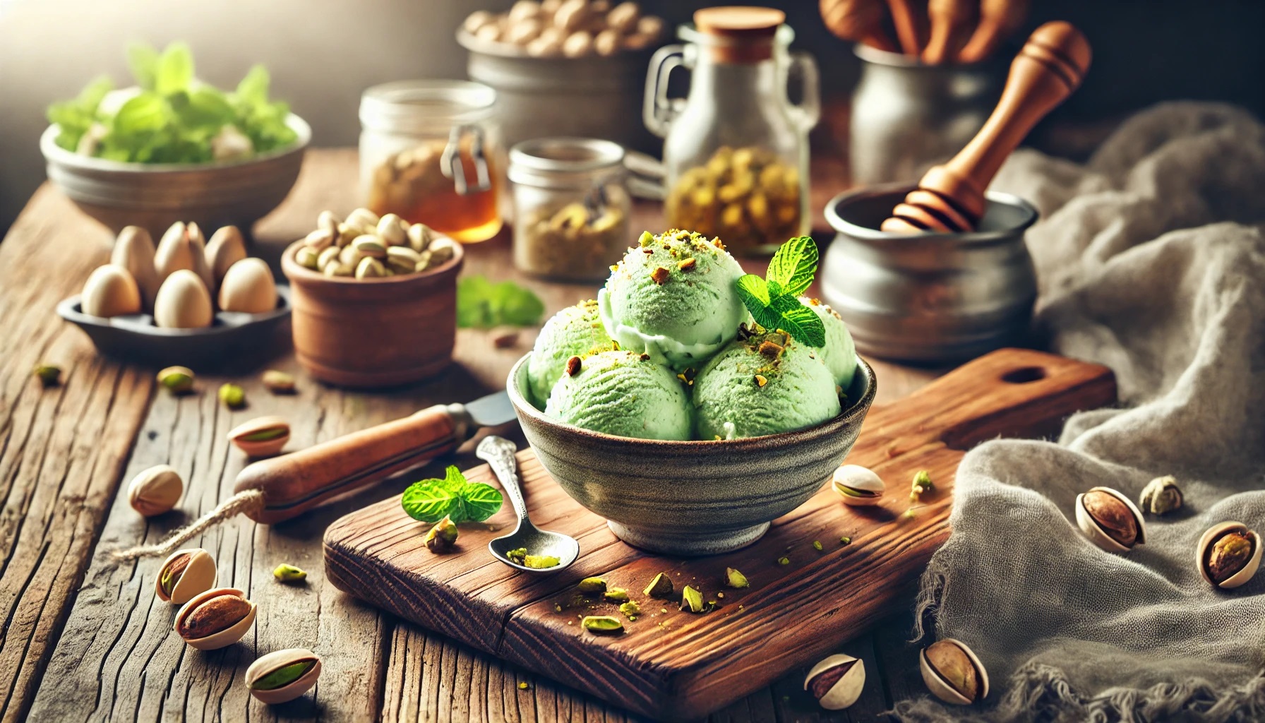 Cum să faci înghețată cu fistic la tine acasă? Ai nevoie doar de câteva ...