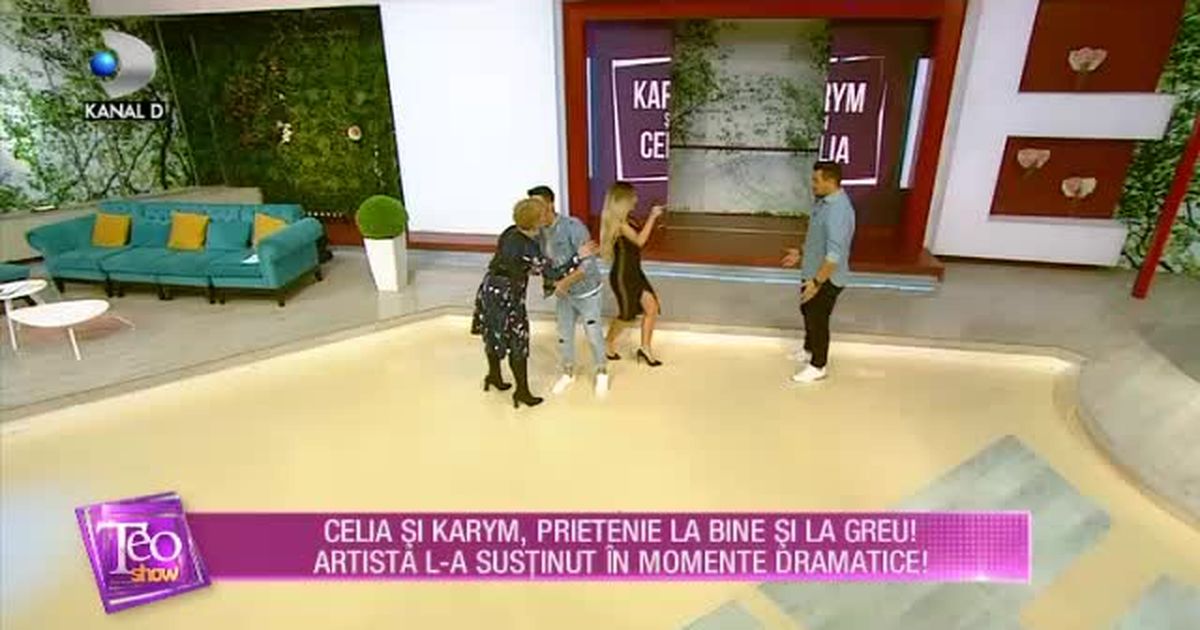 VIDEO: Celia si Karym, prietenie la bine si la greu! Artista l-a ...