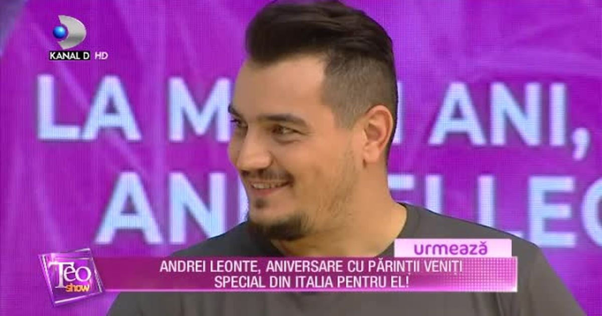 VIDEO: Cadou INEDIT primit de Andrei Leonte de la iubita lui! I-a ...