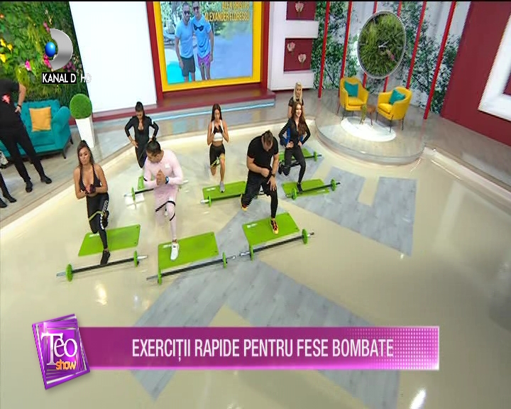 Exercitii rapide pentru fese bombate! Cel mai bune exercitii, la ''Teo ...