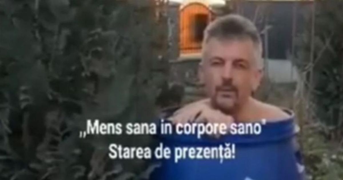 Viral! Un primar din Iași s-a spălat într-un butoi cu murături. Totul a ...