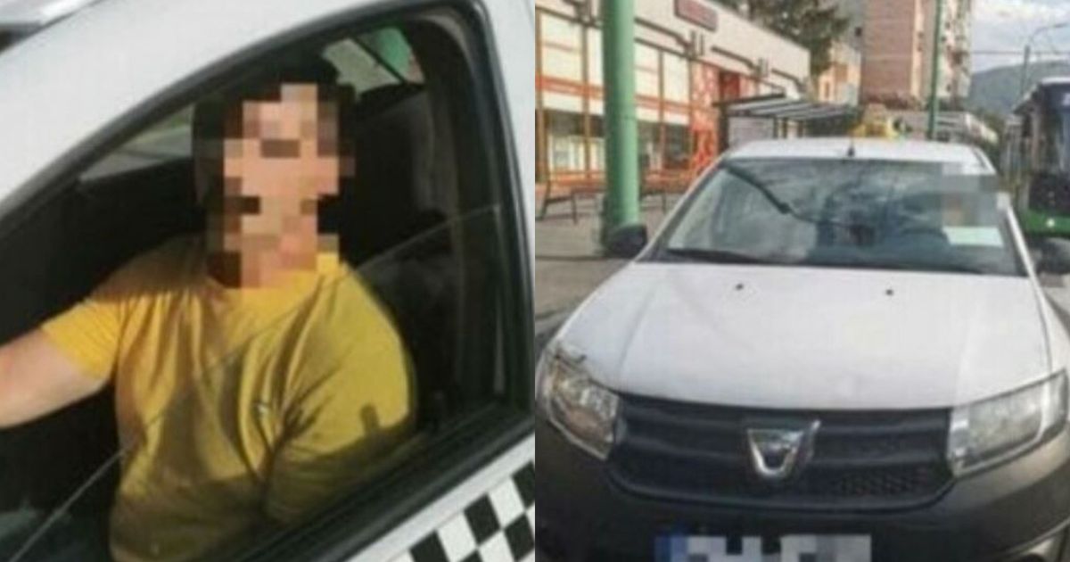 Un șofer de taxi și-a amenințat clienții pentru că nu a fost mulțumit ...