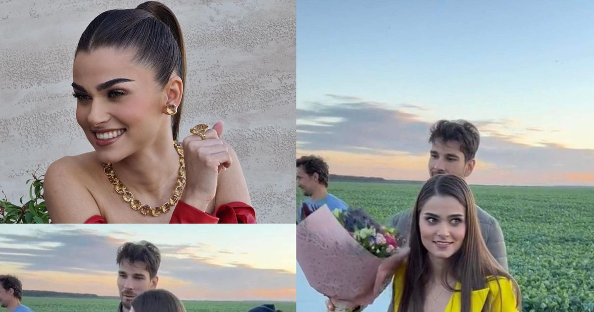 Anghel Damian, gest romantic pentru iubita lui. Regizorul a surprins-o pe Theo Rose pe ...