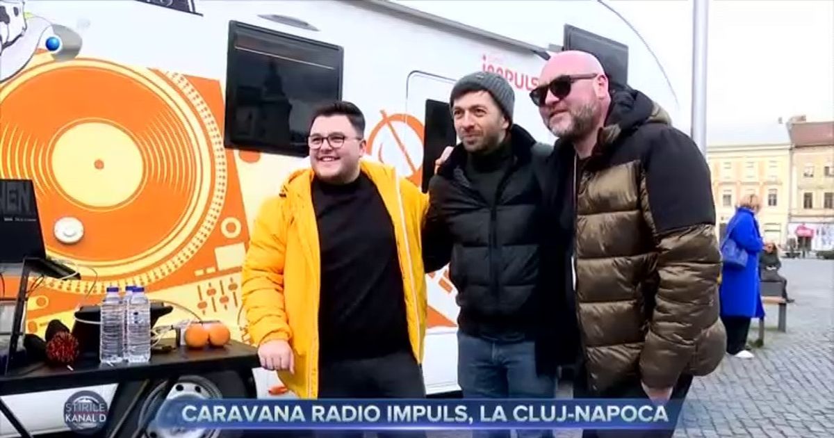 Caravana Radio Impuls a ajuns la Cluj Napoca! - Radio Impuls