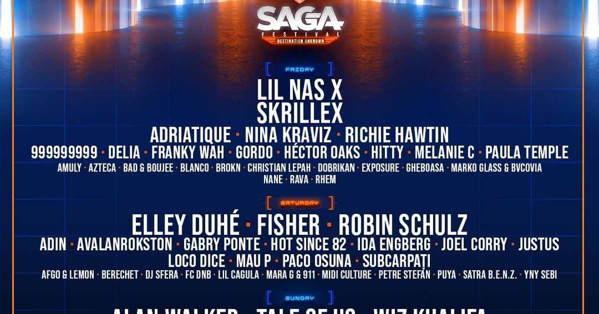 SAGA Festival anunță programul pe zile pentru cea de-a treia ediție ...