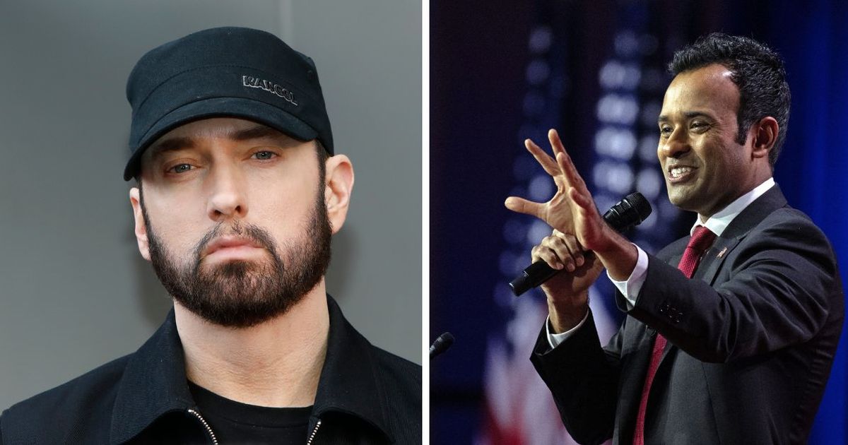 Eminem i-a cerut republicanului Vivek Ramaswamy să nu mai facă rap cu ...