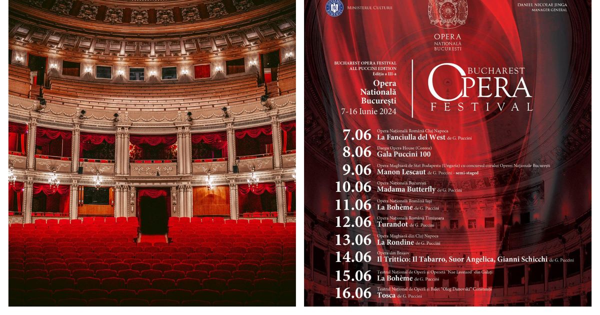 Când are loc Bucharest Opera Festival 2024? 1500 de muzicieni și ...