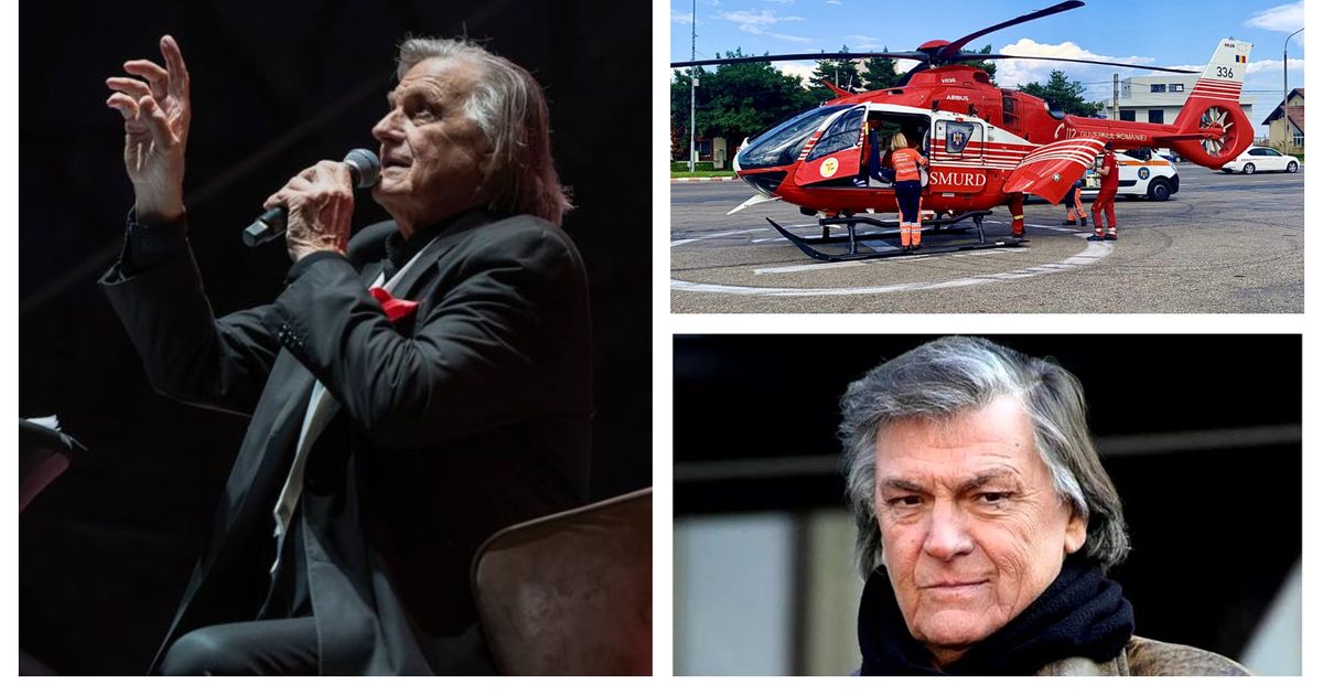 Primele imagini cu Florin Piersic, după ce a fost transferat la București cu un avion SMURD ...