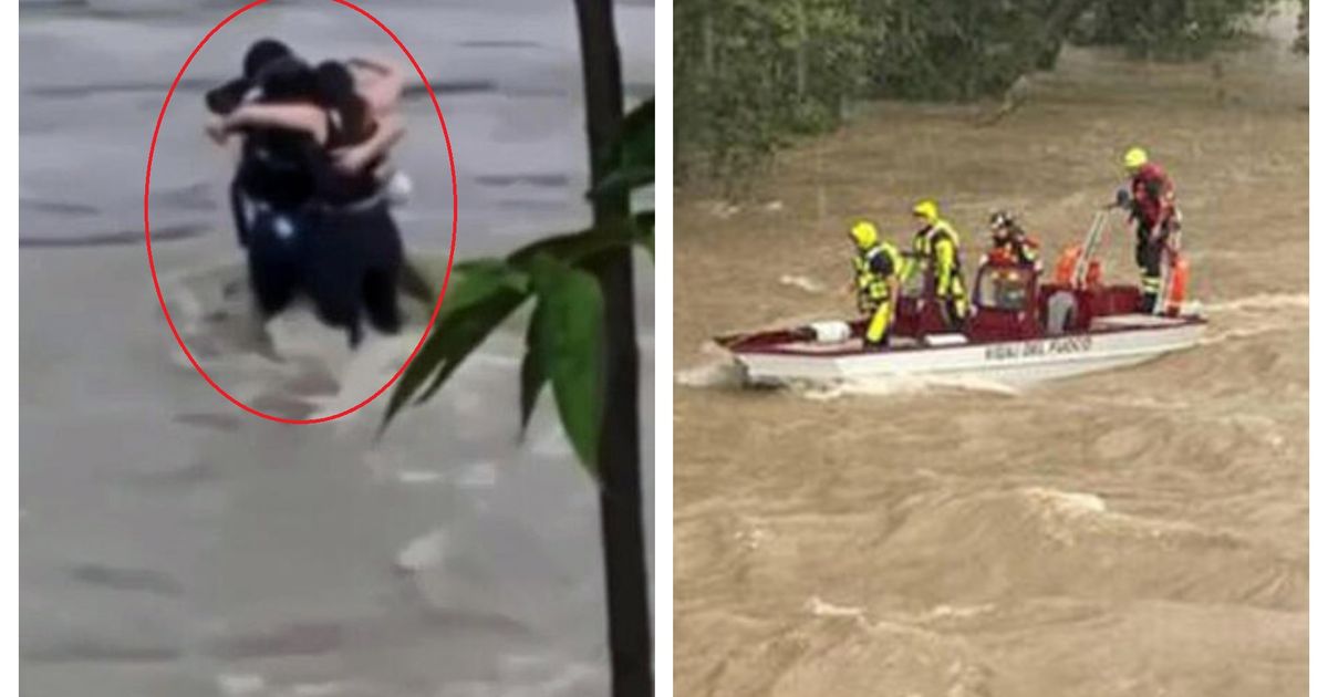 Momentul în care trei tineri români s-au îmbățișat pentru a nu fi luați ...