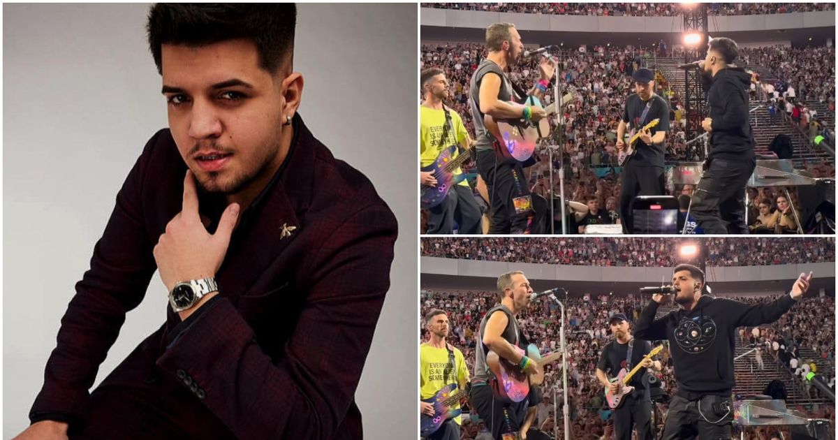 Babasha, din nou la concertul Coldplay! Publicul s-a dezlănțuit pe ...