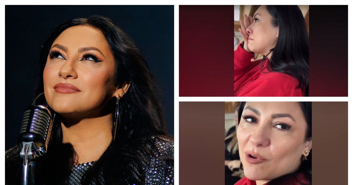 Andra, copleșită de emoții în ziua de Crăciun! Artista, surprinsă ...