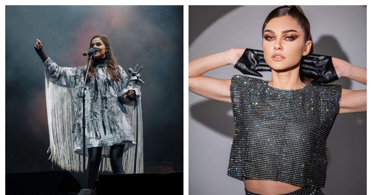 Fiul lui Theo Rose în vârstă de 1 an si 7 luni, în public la unul din concertele artistei ...