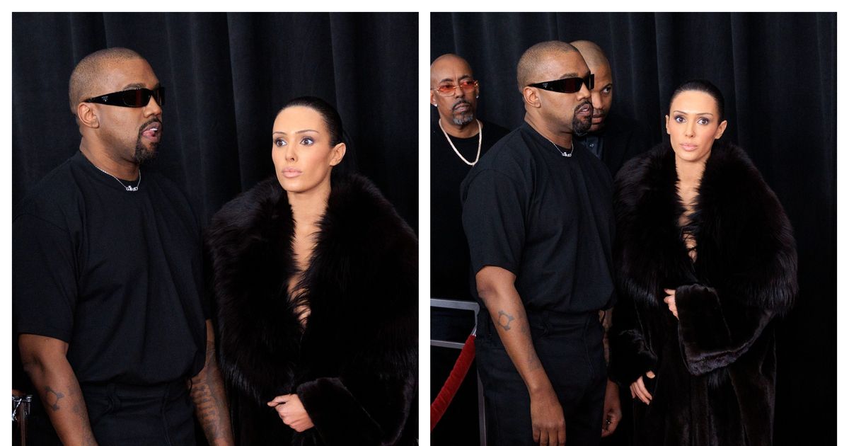 Au fost dați afară de pe covorul roșu Bianca Censori si Kanye West ...