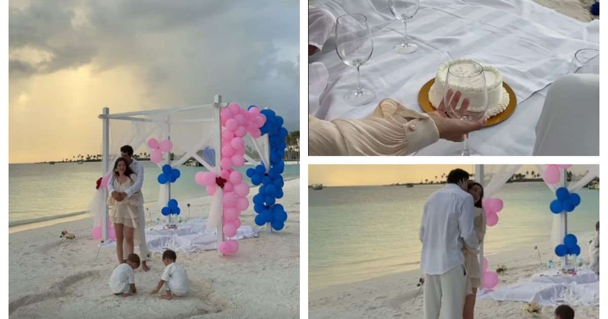 Ștefana și Max Peev au aflat sexul celui de-al treilea copil. Momentul emoționant a avut loc ...