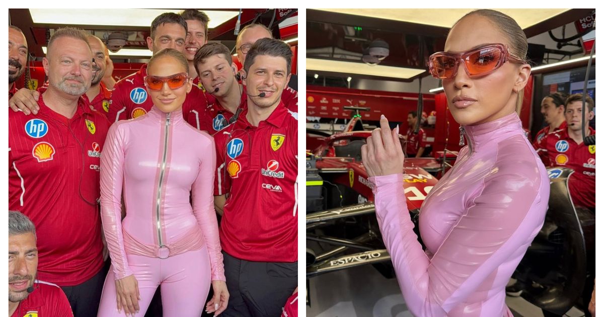 Jennifer Lopez, ținta ironiilor după apariția la cursa de Formula 1 din ...