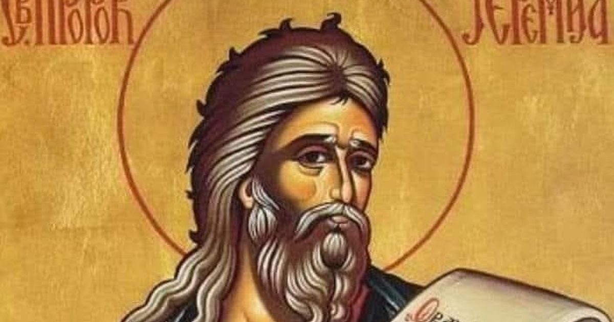 De ce este bine să te rogi de 1 mai 2025 la Sfântul Proroc Ieremia ...