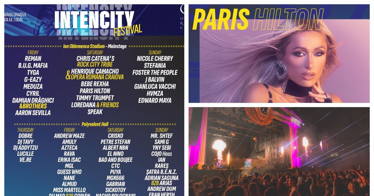 IntenCity 2025. Line-up artiști. Cine sunt artistii care vor face show ...