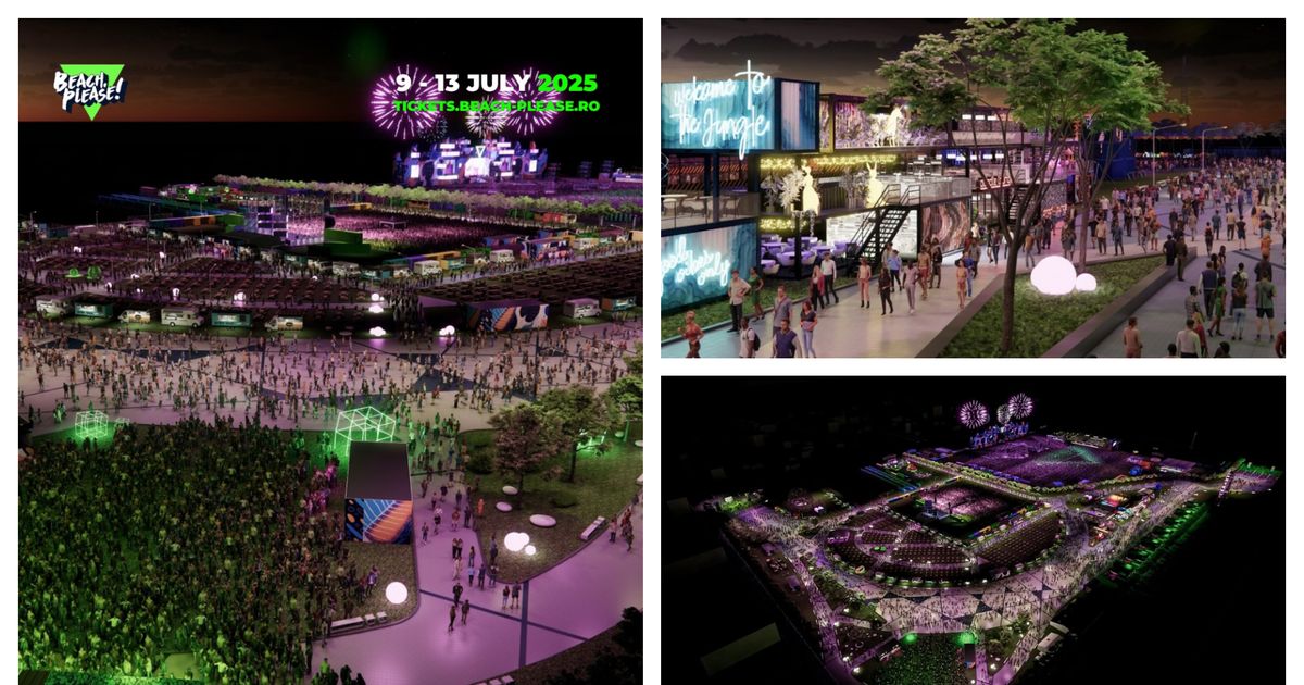 Primele imagini cu scena de la BEACH, PLEASE! 2025. Festivalul va avea ...